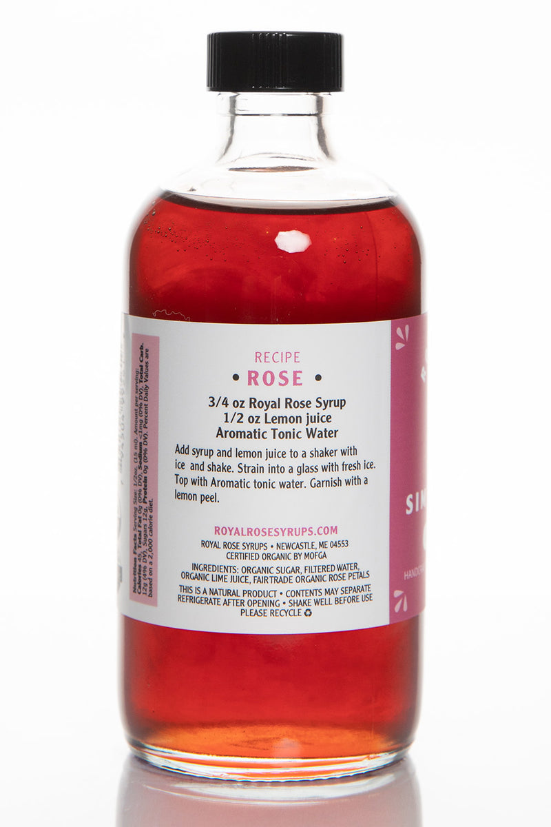 Rose Organic Simple Syrup – Royal Rose Syrups
