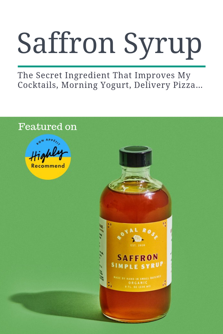 Saffron Organic Simple Syrup – Royal Rose Syrups